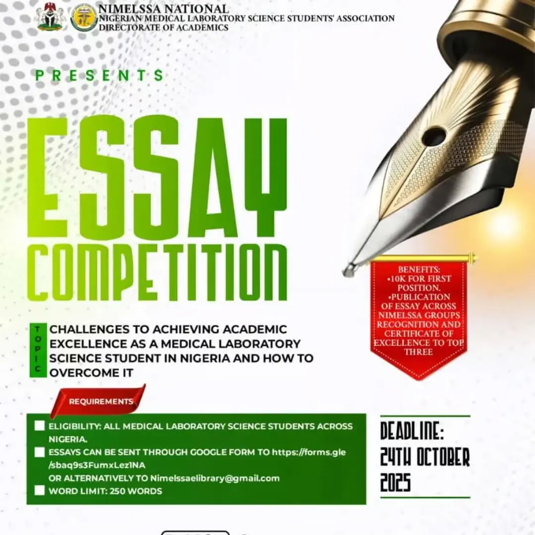 NIMELSSA Essay Competition 2025 Now Open for Submissions - SchoolSearch